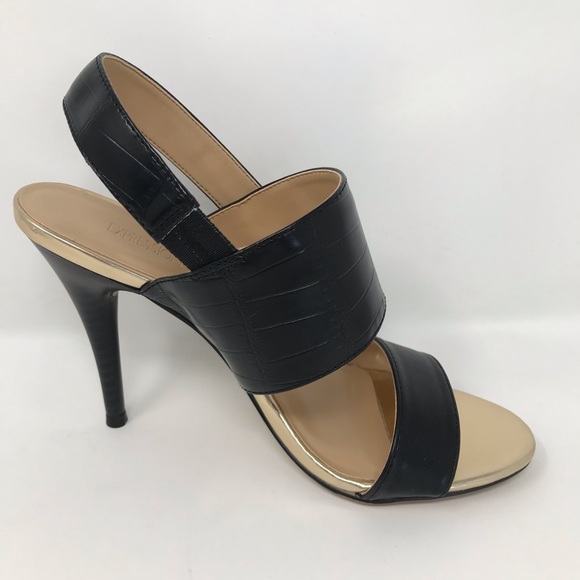 Expression | Shoes | Nwt Expression Leopold Stacked Heel Sandals | Poshmark